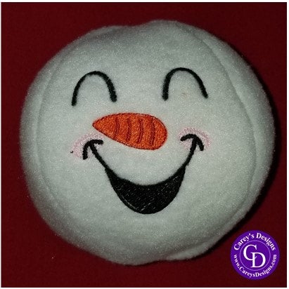 Snowball - Closed Eyes Open Mouth | Carey's Designs